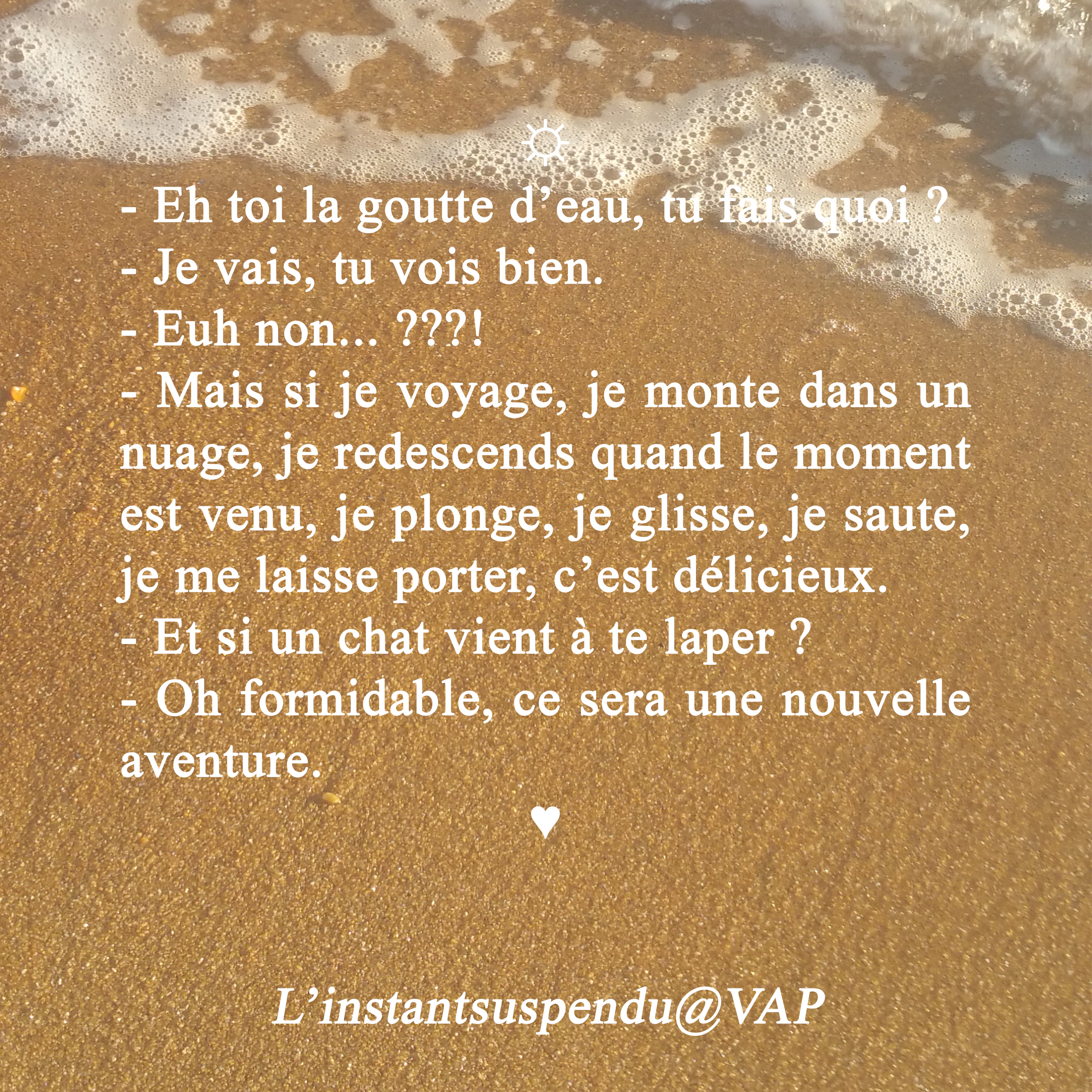 L’instant suspendu