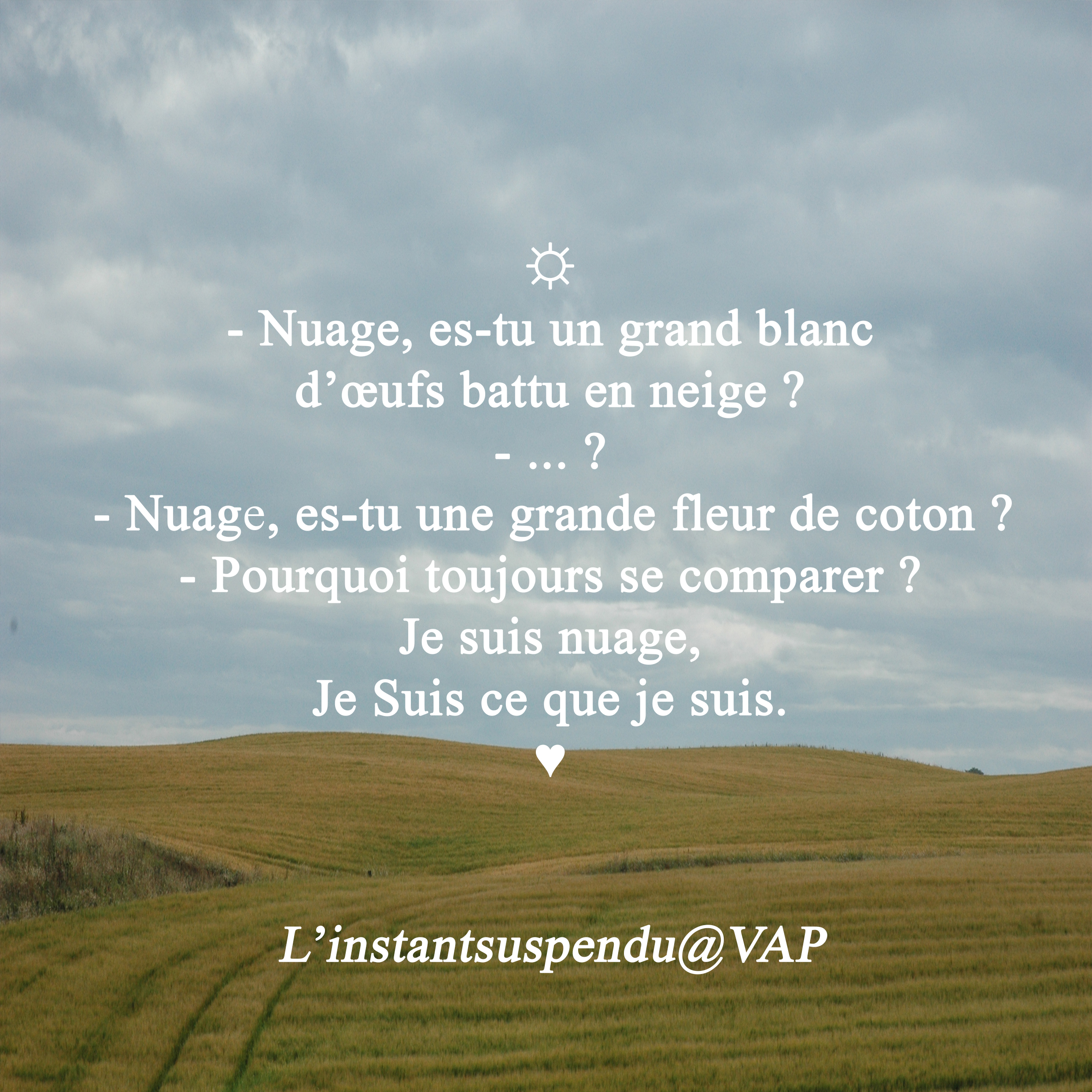 L’instant suspendu